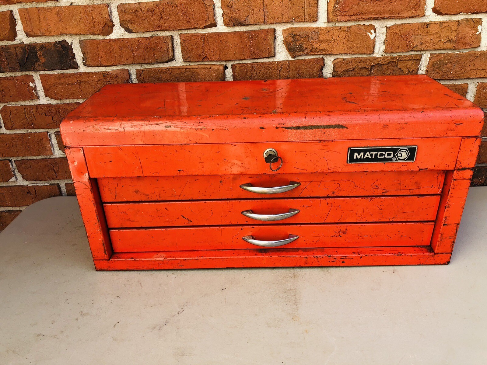 Vintage MATCO Tools 3 Drawer Toolbox with Key | eBay