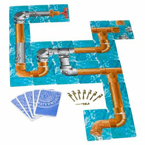 WATER WORKS Card Game LEAKY PIPE toy plumber METAL WRENCHES Classic ...