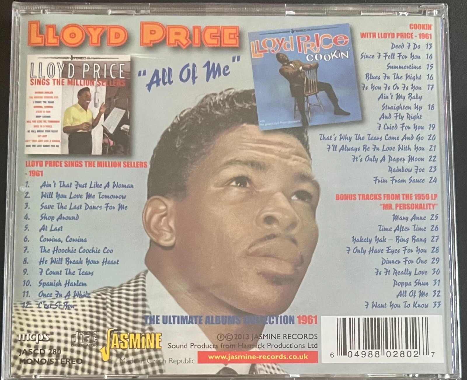 All of Me: Ultimate Albums Collection 1961 by Price, Lloyd (CD, 2013 ...