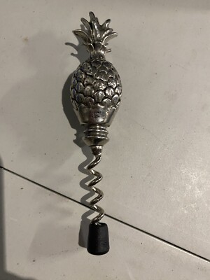 Williams Sonoma Pewter Pineapple Corkscrew | eBay