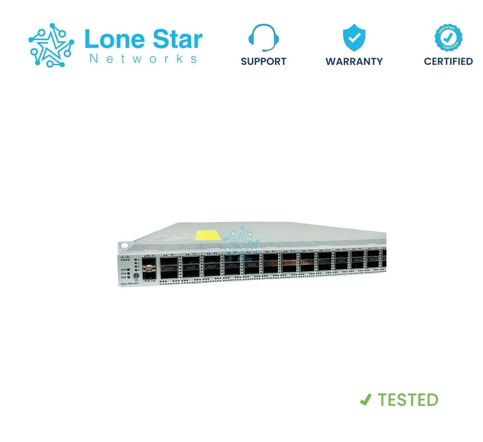 Cisco NCS-5011 32x100GE Routing System-Dual DC Power-Lifetime Warranty ...