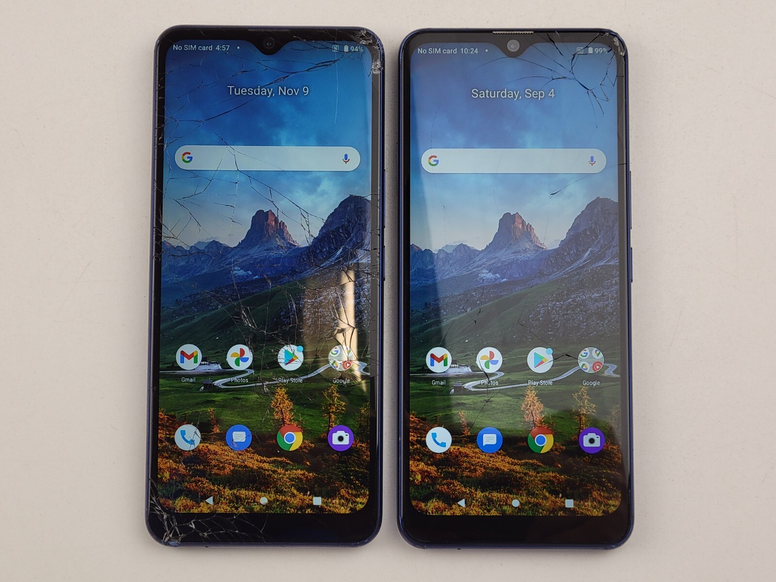 (Lot of 2) AT&T Radiant Max 5G (EA211001) 64GB (AT&T) - CRACKED - Clean ...