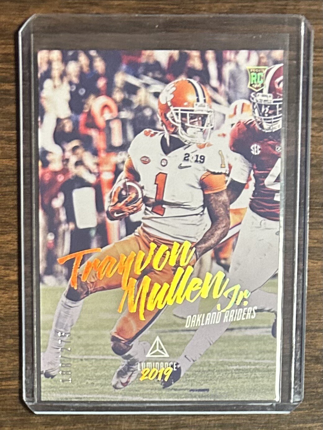 Trayvon Mullen Jr RC Rookie #188/275 Luminance 2019 #104 Panini Raiders ...