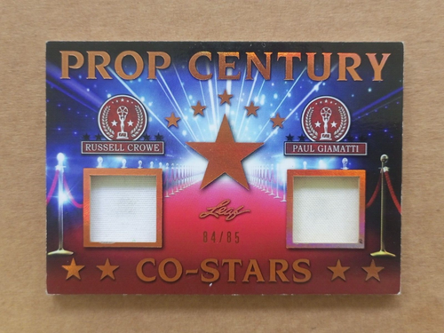 Russel Crowe & Paul Giamatti Prop Century Patch 84/85 Co-Stars Leaf ...