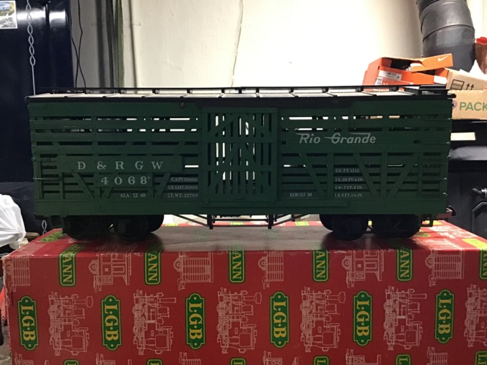LGB 4068 LEHMANN GROSS BAHN - The Big train Rio Grande Box Car ...