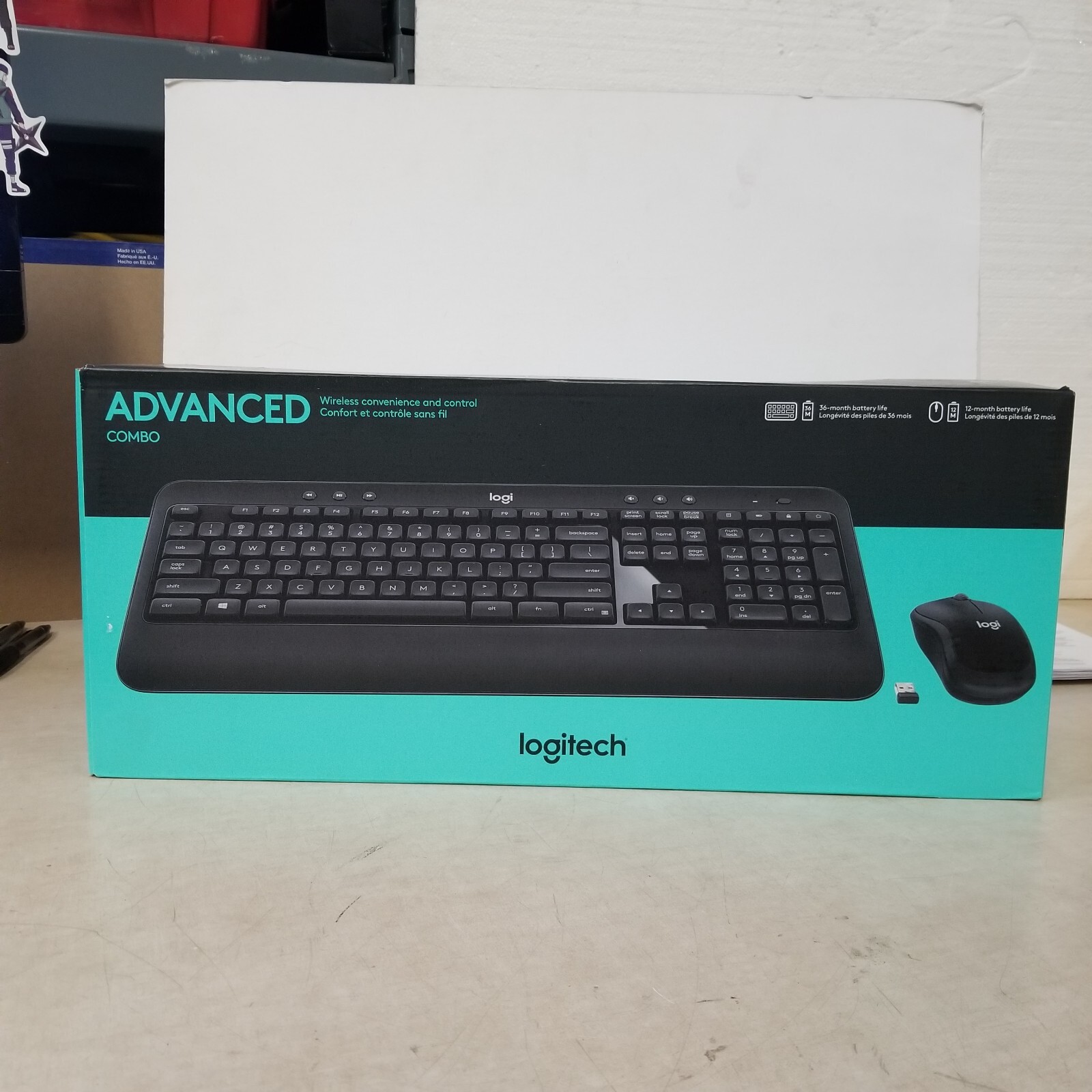 Logitech Advanced Mouse and Keyboard Combo Wireless 920-008981 | eBay