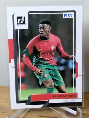 NUNO MENDES 2022-23 Panini DONRUSS Soccer ⚽ FIFA #97 Portugal Left-back ...