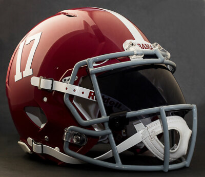 *CUSTOM* ALABAMA CRIMSON TIDE NCAA Riddell Speed AUTHENTIC Football ...