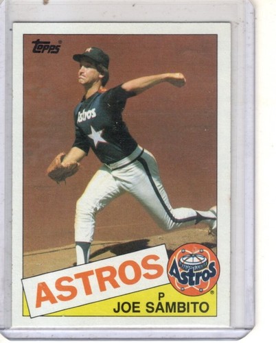 1985 Topps - #264 Joe Sambito Houston Astros baseball card | eBay