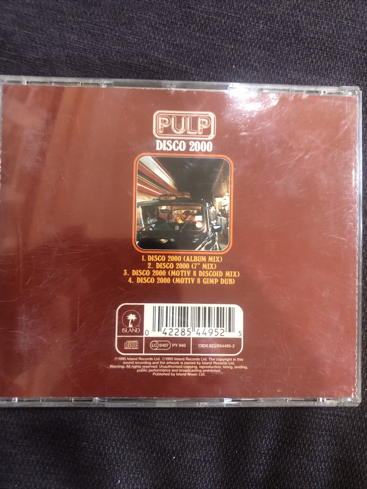 Disco 2000, Pt. 2 [Single] by Pulp (CD, Oct-1996, PolyGram) for sale ...