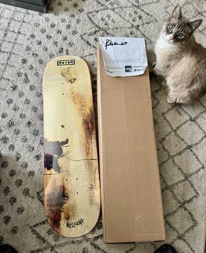 NEW NIN X WELCOME SKATEBOARDS COLLAB DECK NINE INCH NAILS DOWNWARD ...