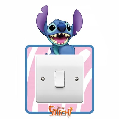 LILO & STITCH DISNEY LIGHT SWITCH SURROUND STICKER DECAL KIDS BOYS ...