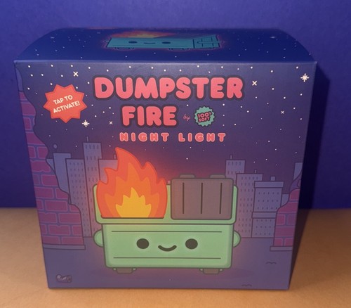 100% Soft Dumpster Fire LED Night Light NEW | eBay