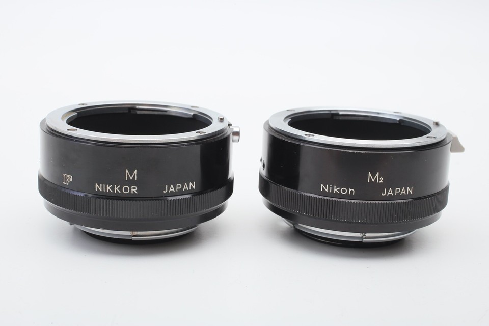 Nikon F- M+M2 Extension Tubes+27.5mm Macro+Non-Ai Extension Ring SET ...