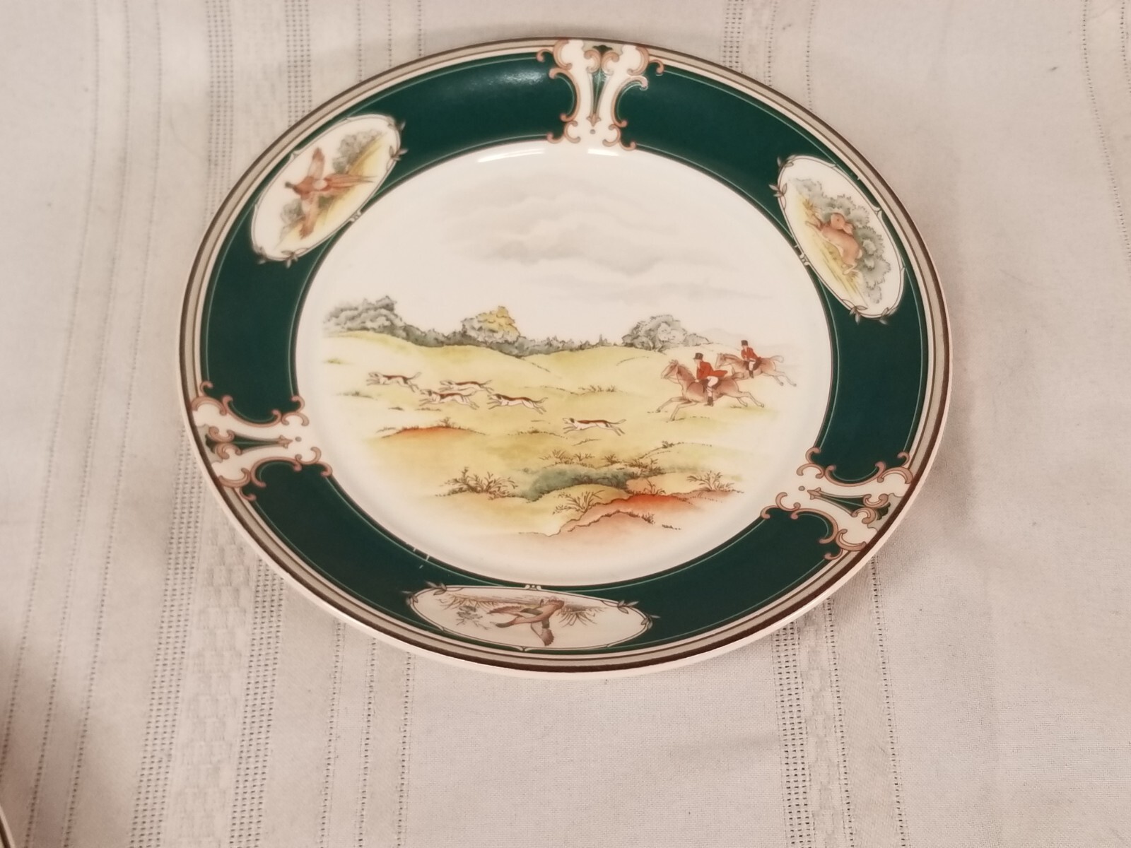 Noritake Pursuit Keltcraft - Set of TWO Salad Plates - Hunt Hunting ...