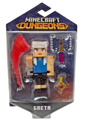 MINECRAFT DUNGEONS GRETA Action Figure JAZWARES | eBay