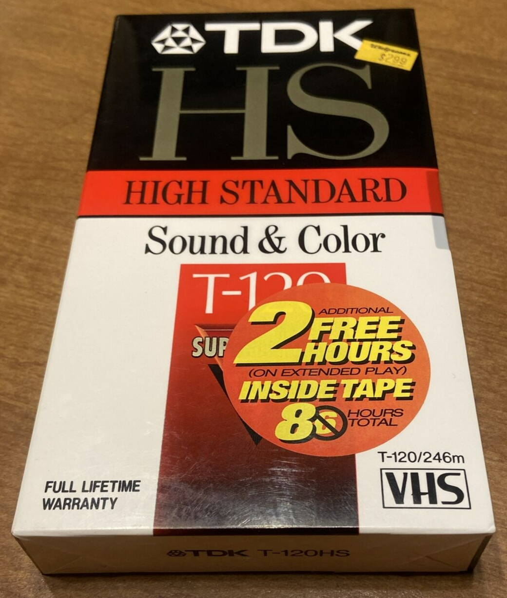 Lot Of 7 Sealed Blank VHS Tapes TDK Maxwell Polaroid Tozaj Sony New Old ...