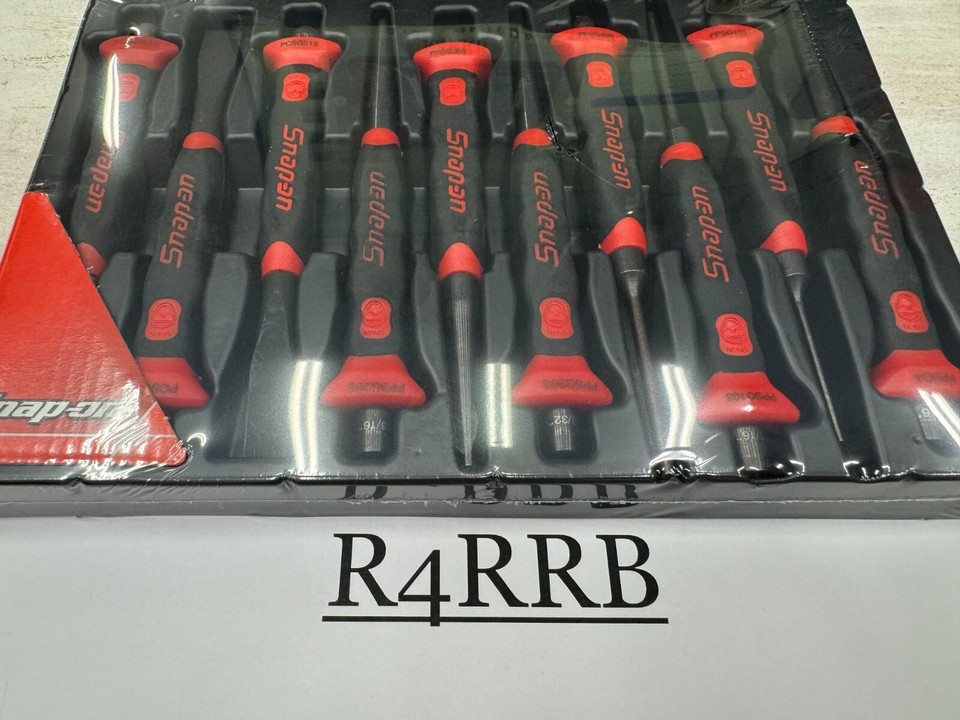 Snap-on Tools NEW RED 10 Piece Soft Grip Punch and Chisel Set PPCSG710R ...