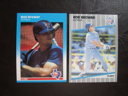Two (2) Bob Brower Baseball Cards (See Pictures and Description Below ...