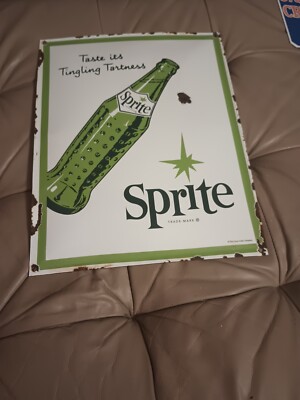 porcelain SPRITE in Bottles vintage coca cola soda sign 16"X13" | eBay