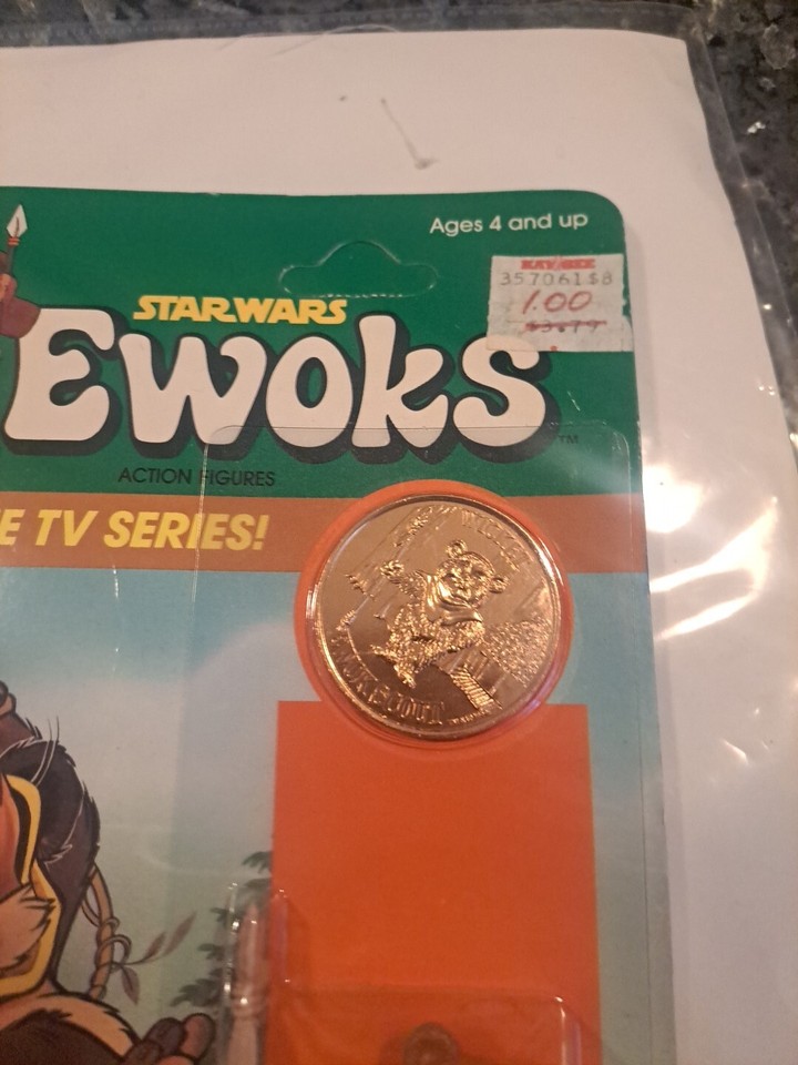 Kenner Ewoks Wicket W Warrick Star Wars Sealed 1985 Cartoon Figure ...
