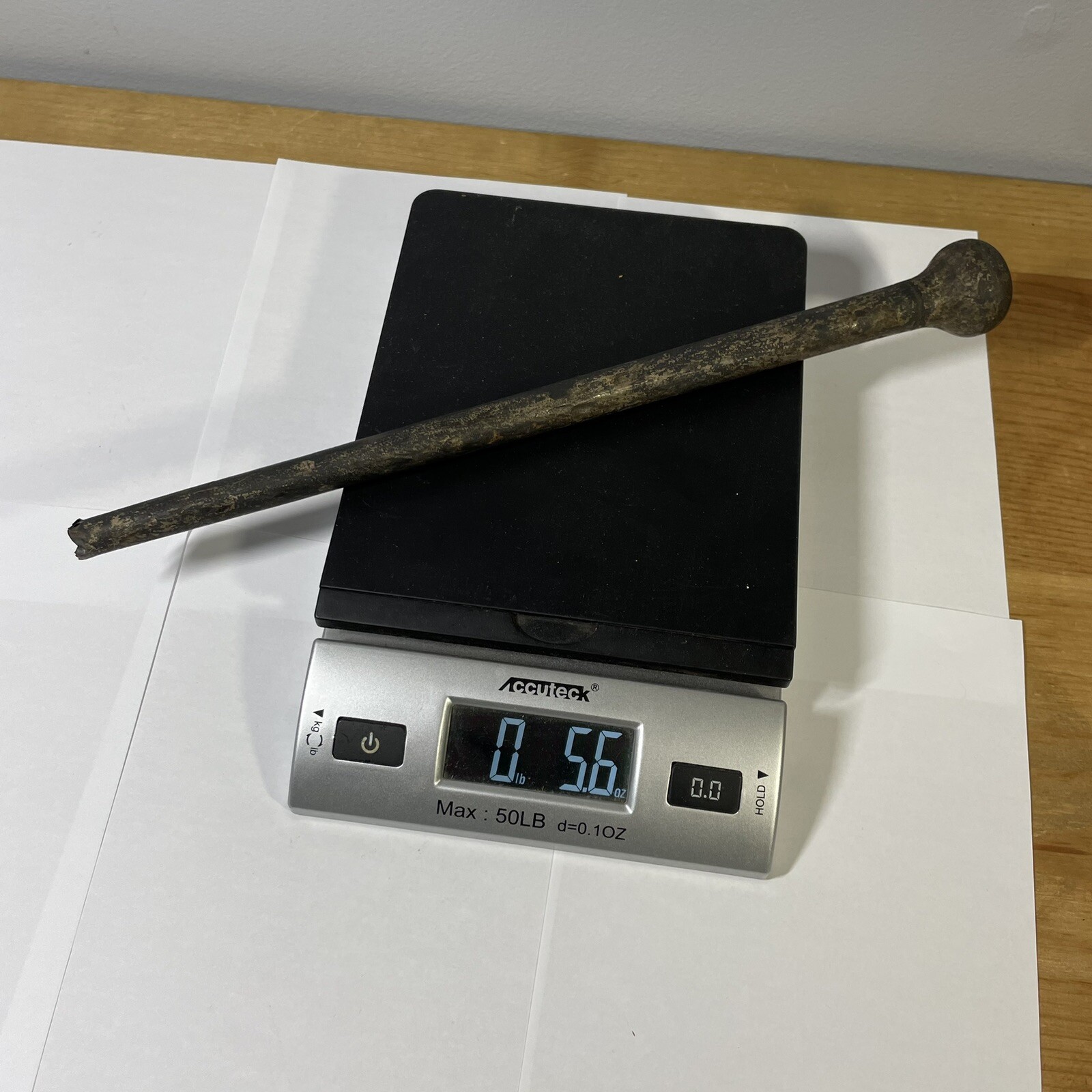 Antique Silver? Monogrammmed Swagger Stick Pointer Parade Band Baton ...