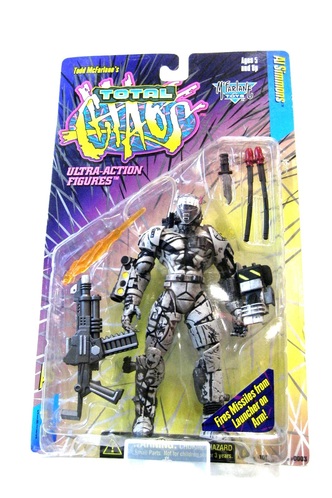 Total Chaos Action Figure Al Simmons S1 McFarlane Toys 1996 MOC ...