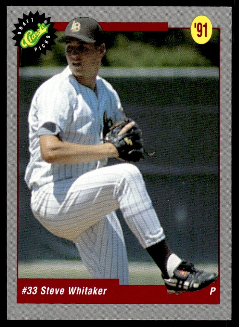 1991 Classic Draft Picks Steve Whitaker San Francisco Giants #29 SEE PICS/DESC | eBay