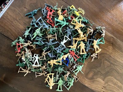 Vintage Plastic Soldiers Army Men Bundle | eBay