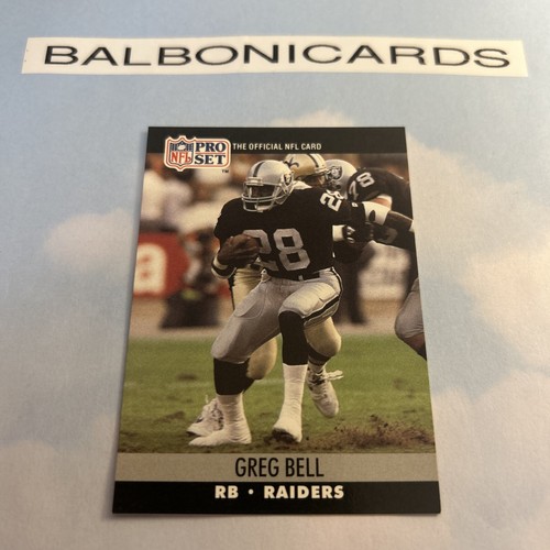 1990 Pro Set - #539 Greg Bell Oakland Raiders NM+ Free Shipping! | eBay