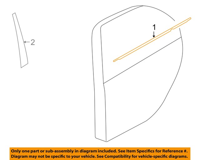 Automotive rh 5757A244 5757A244 Mitsubishi Moulding rr door window belt ...