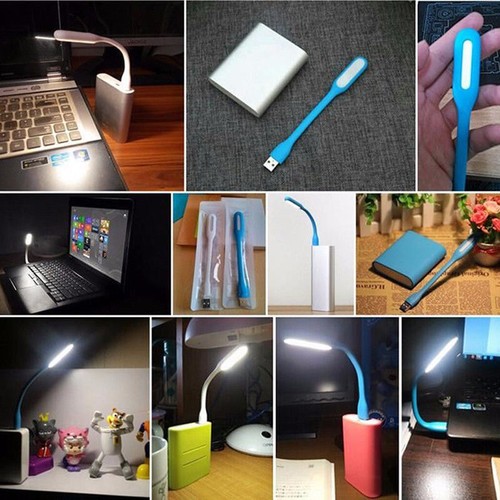 Flexible USB LED Light Lamp Orange Computer Study Reading Notebook ...