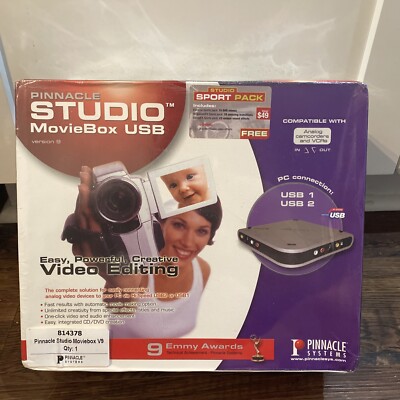 Pinnacle Studio Systems MovieBox USB ver. 9 USB Video Editing Box | eBay
