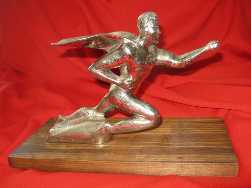 Vintage 1940's SUPERMAN Hood Ornament L.W. LEE CO. Hot Rod Rat Car ...