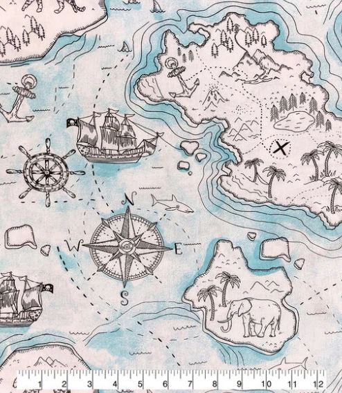 Pirate Nautical Maps