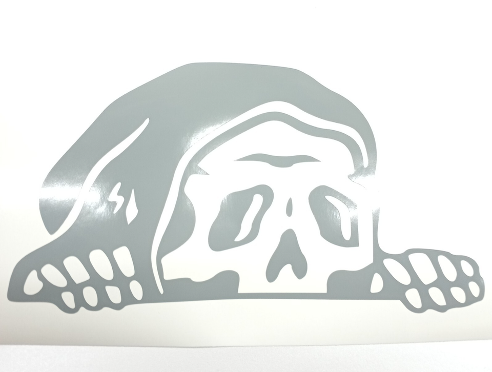 Grim Reaper Creeping Car Truck SUV Laptop Vinyl Decal Laptop Peekaboo ...