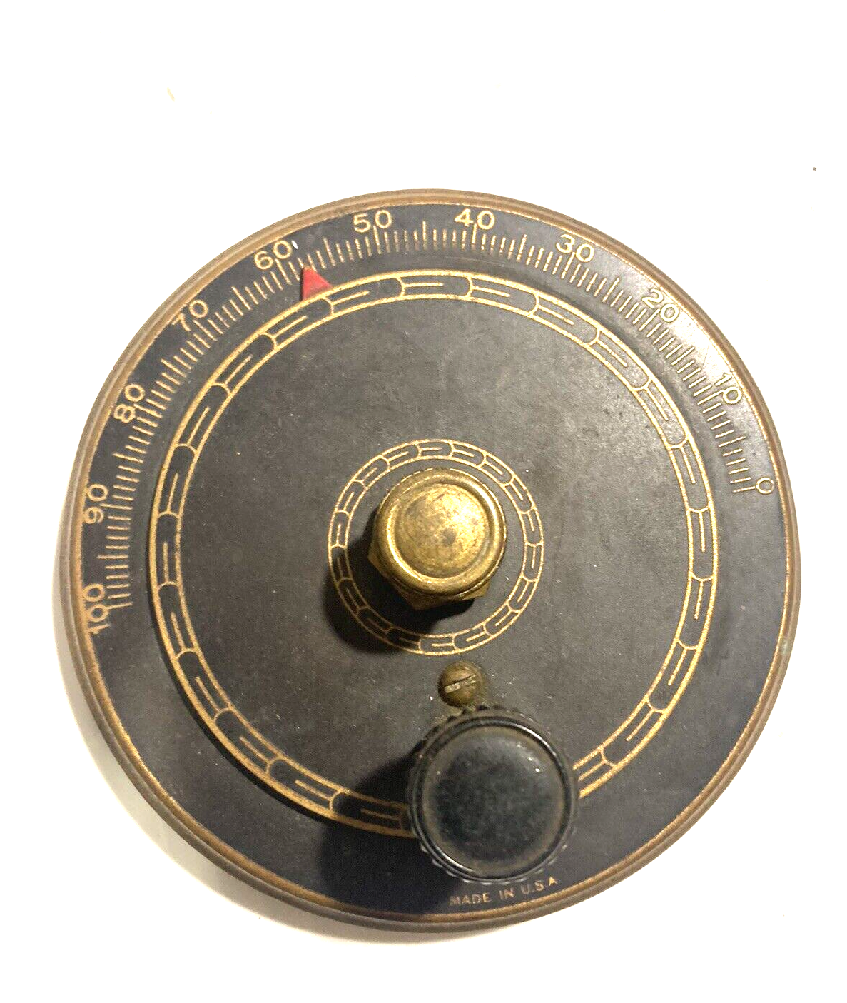 VINTAGE BMS RADIO RECIEVER DIAL - ANTQUE RADIO PART - MADE IN USA - 4 ...