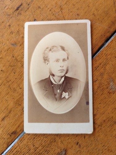 Antique Cabinet Card Man Photo 1800s Victorian Portrait | eBay