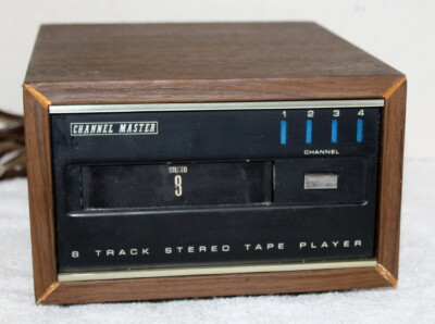 Vintage Channel Master # 6325 Stereo 8-Track Tape Kassette Player ~ Fix ...