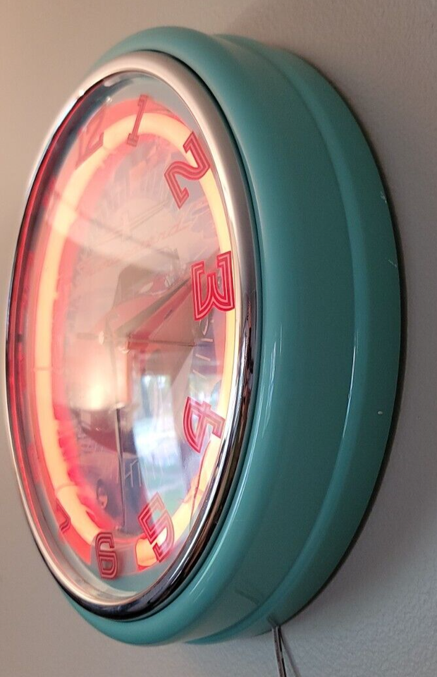 Neonetics Ford Thunderbird Neon Wall Clock 12" Model NWC | eBay