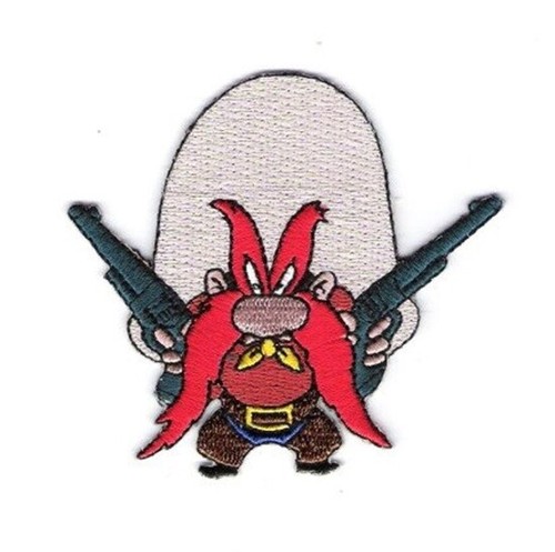 Looney Tunes Yosemite Sam Figure with Six-Guns Embroidered Patch NEW ...