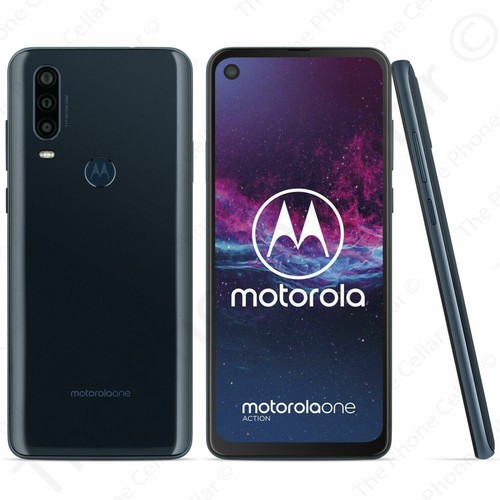 New ! Motorola One Action blue 128GB GSM Lineage OS Degoogled Privacy ...