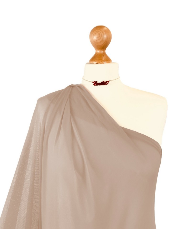 Power Net Fabric Premium Sheer 4 Way Stretch Mesh Lining Dressmaking ...