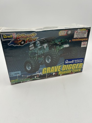 VTG Revell Monogram GRAVE DIGGER Monster Truck 1:25 Snap Model Kit NEW ...