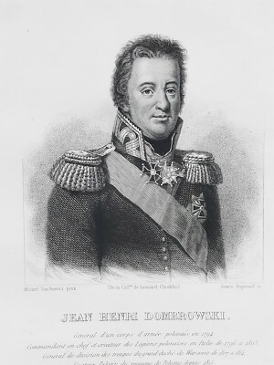 Jean Henri Dombrowski Portrait Engraving Hopwood Stachowicz Chodzko ...