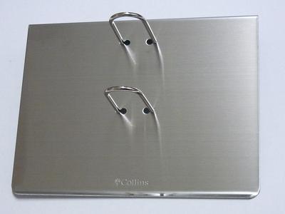 Collins calendar stand SIDE punch stainless steel for desktop calendar ...