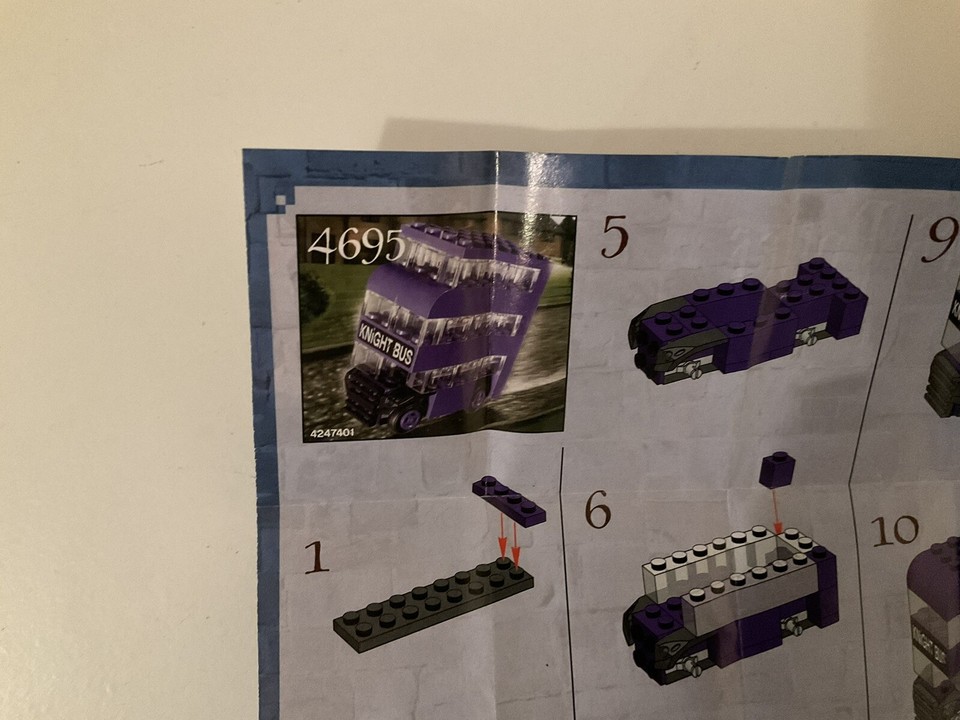 4695 Lego Complete Harry Potter Mini Knight Bus miniature RETIRED ...