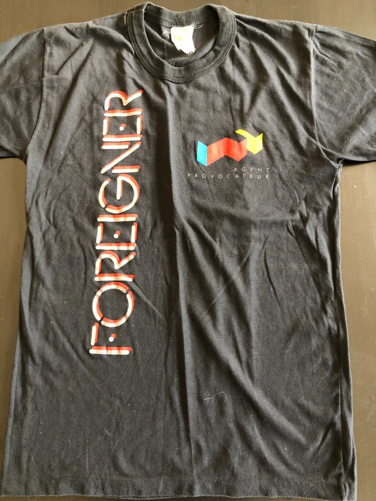 Foreigner original vintage Agent Provocateur shirt 19… - Gem