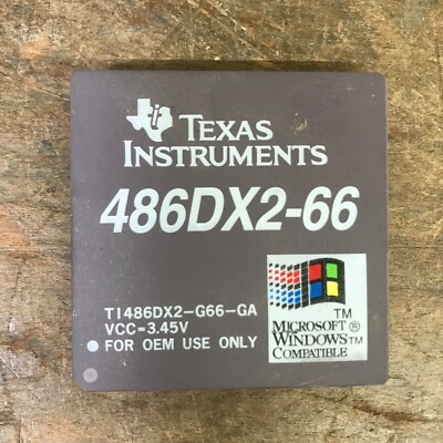 Texas Instruments 486DX2-66 66MHz CPU for Retro Computer Gaming | eBay
