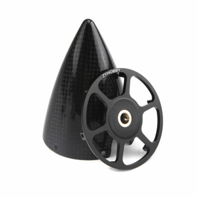 1PC 2.75/3/4/5/4.5 inch Carbon Fiber Cone Spinner w/ Alu Backplate for ...